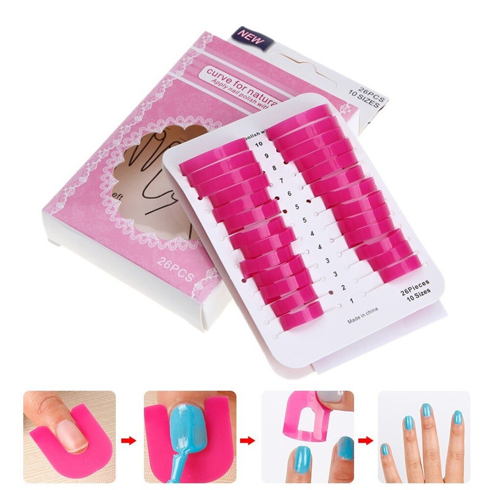 Nail Gel Polish Shield Protector 1Box(=26cps) Mult... – Grandado