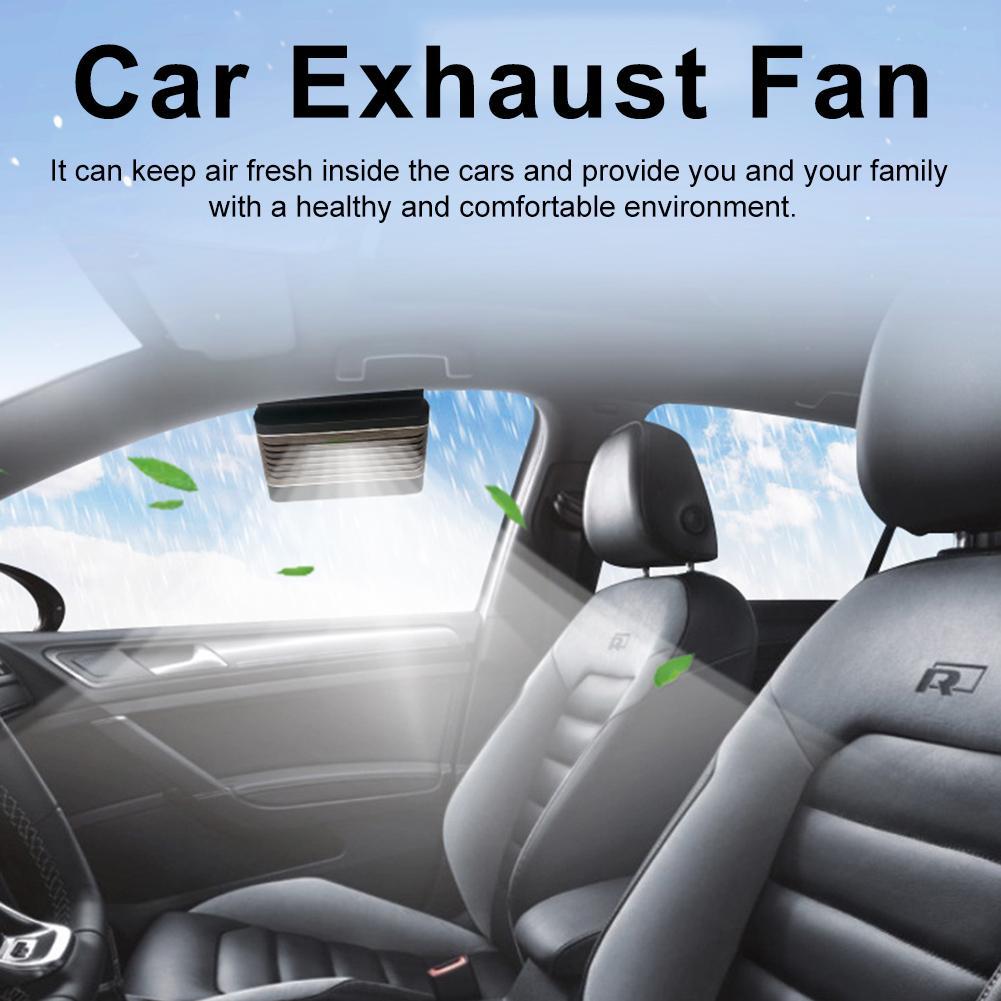 Solar Power Car Exhaust Ventilator Cooling Ventila... – Grandado