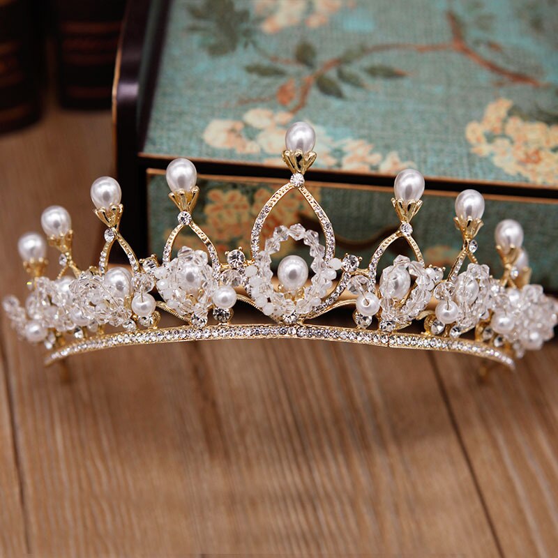 Queen Crown Accessories Rhinestone Bridal Headdres... – Grandado