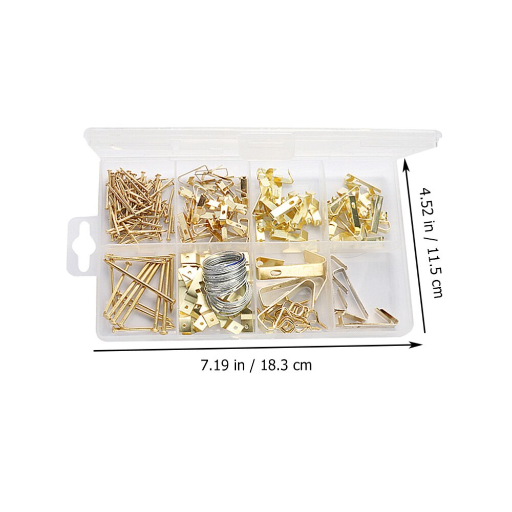 200pcs Photo Hooks Hangers Picture Hanging Kit Pho... – Grandado