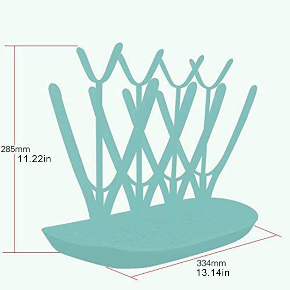 Bottle Dry Rack Baby Bottle Drain Drying Racks Blu... – Vicedeal
