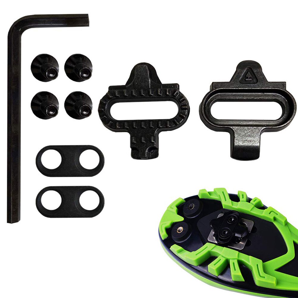 Bicycle Cleat Set Cycle Universal Pedal Lock Kit S... – Grandado