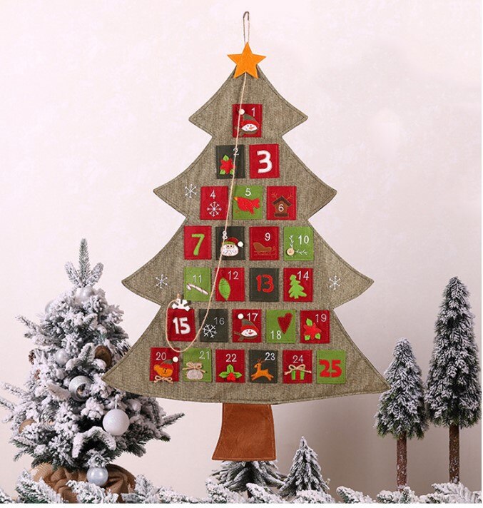 Hanging Christmas Advent Calendar Countdown To Chr... – Grandado