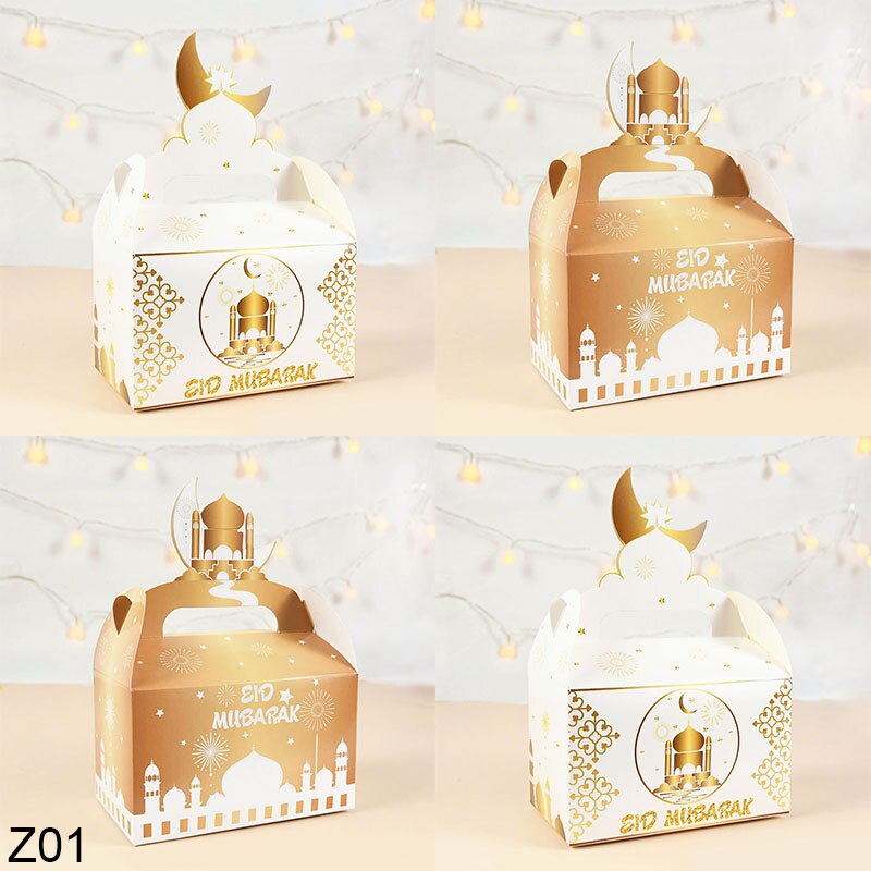 8pcs/set Eid Mubarak Cake Favor Boxes Ramadan Cand... – Vicedeal