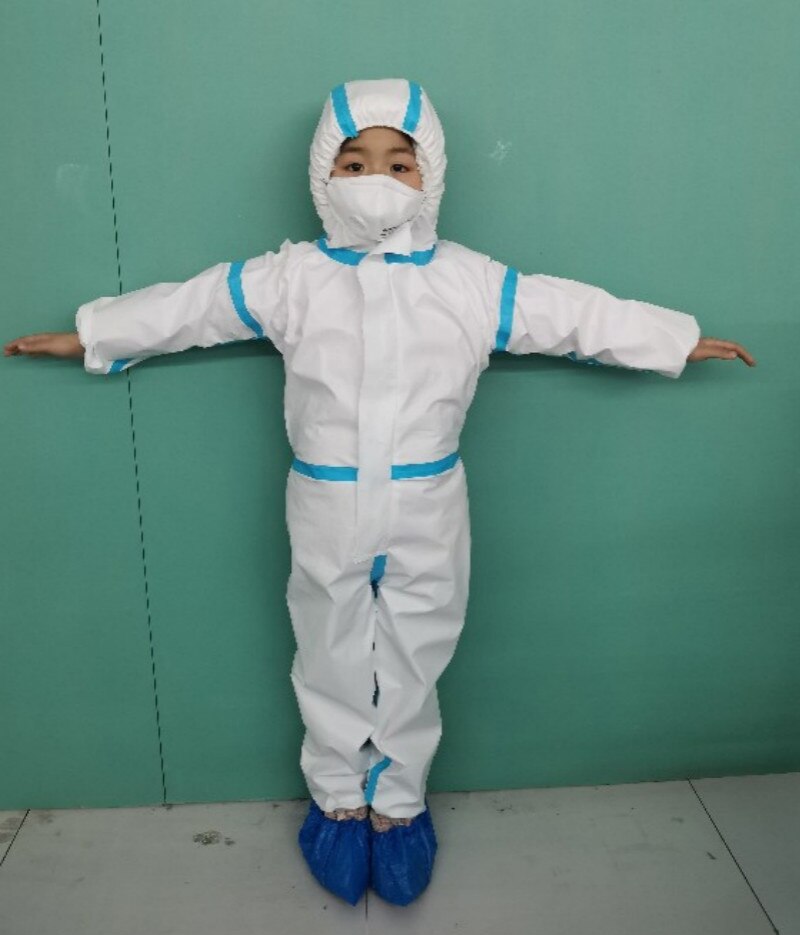 Protective Clothing Kids Disposable Hazmat Suit Sa... – Vicedeal