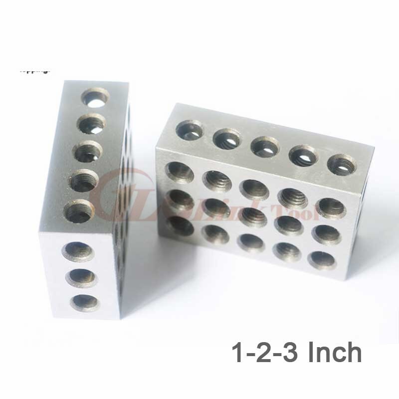 23 holes Precision gauge 1-2-3" Blocks with screw ... – Vicedeal