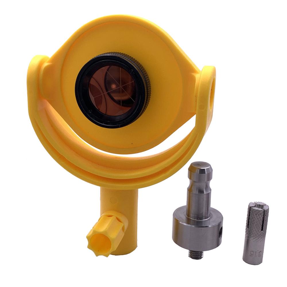 Tilting brackets with 25.4mm copper coated mini prism for total station ...