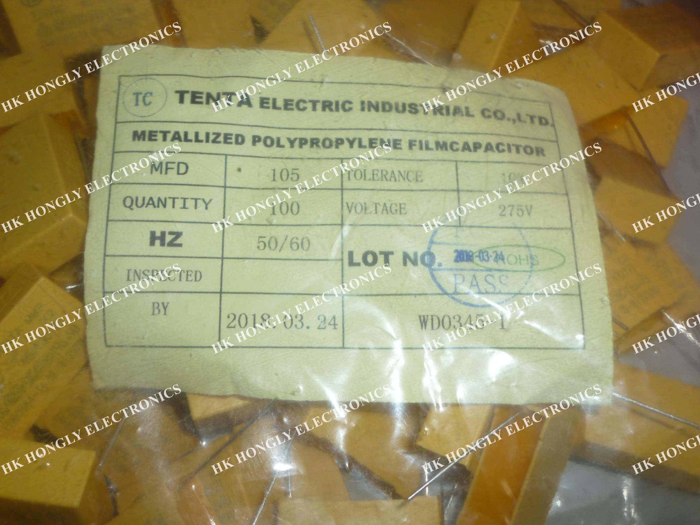 MKP 2.2UF K x2 275V 225 P=27.5mm 1.0UF 105 CAPACIT... – Grandado