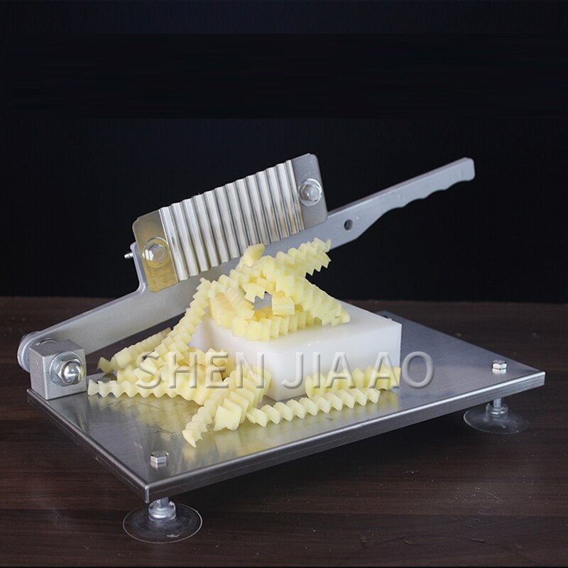 Manual Wave Spike Potato Machine Stainless Steel C... – Grandado