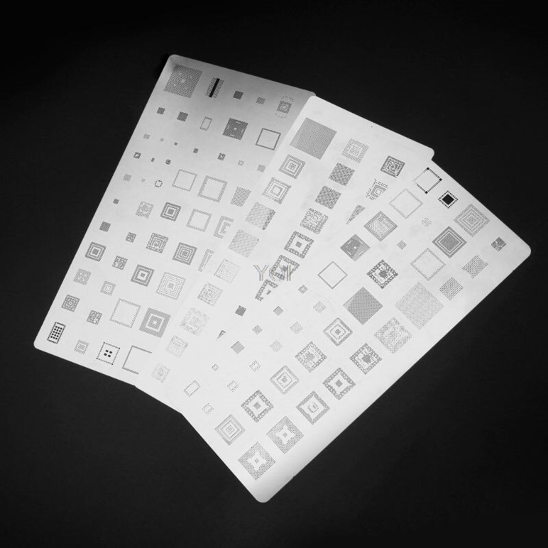 3pcs universal BGA Stencils for MTK Samsung HTC Hu... – Grandado