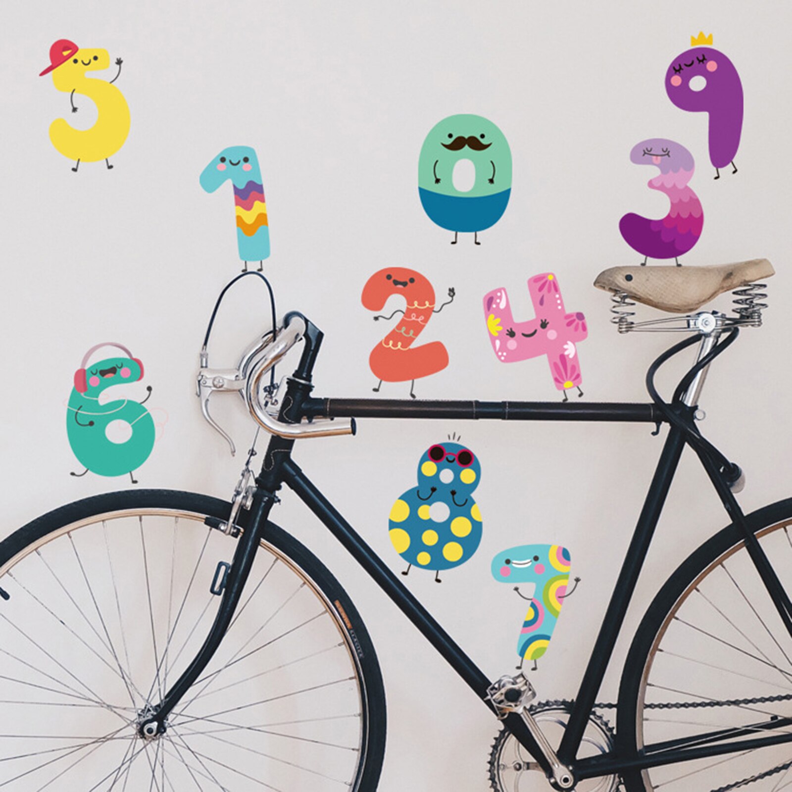 Numbers Wall Sticker Numbers and Letters Wall Stic... – Grandado