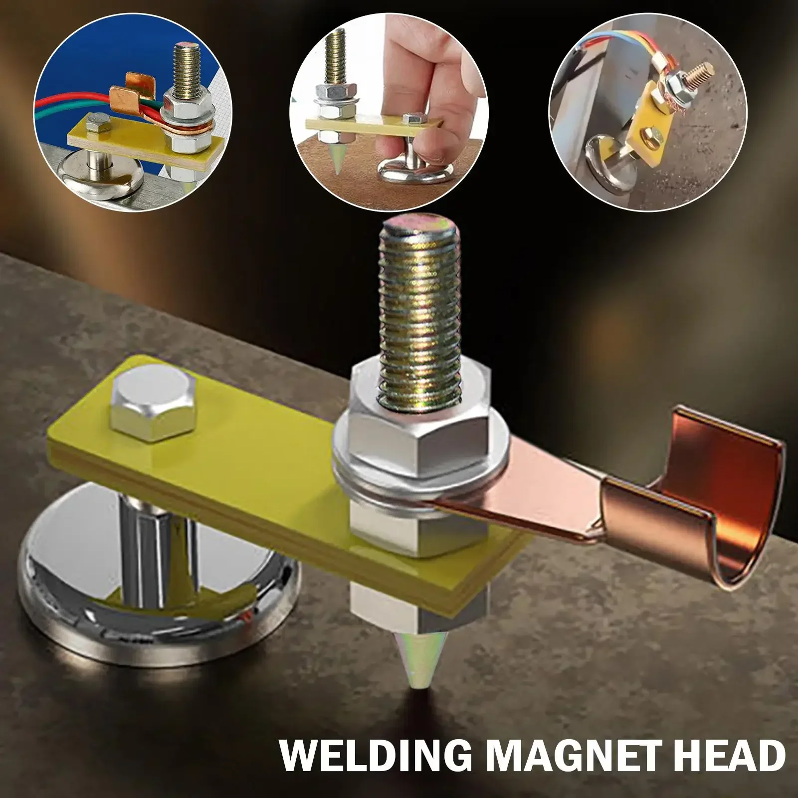Magnetic Welding Ground Clamp Single Strong Magnet... – Grandado