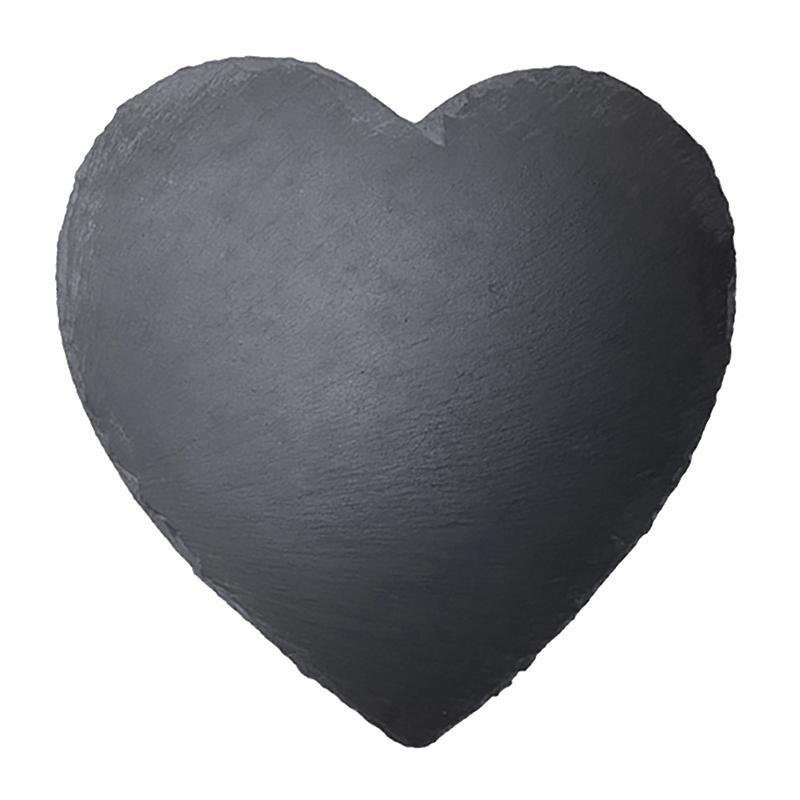 Heart Shape Slate Plate Beautiful Cheese Board Pra... – Grandado