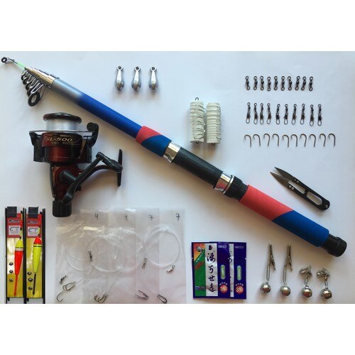 Sasa 50 Parça Fishing Rod Set 3 Meters Cane A50 Ma... – Grandado