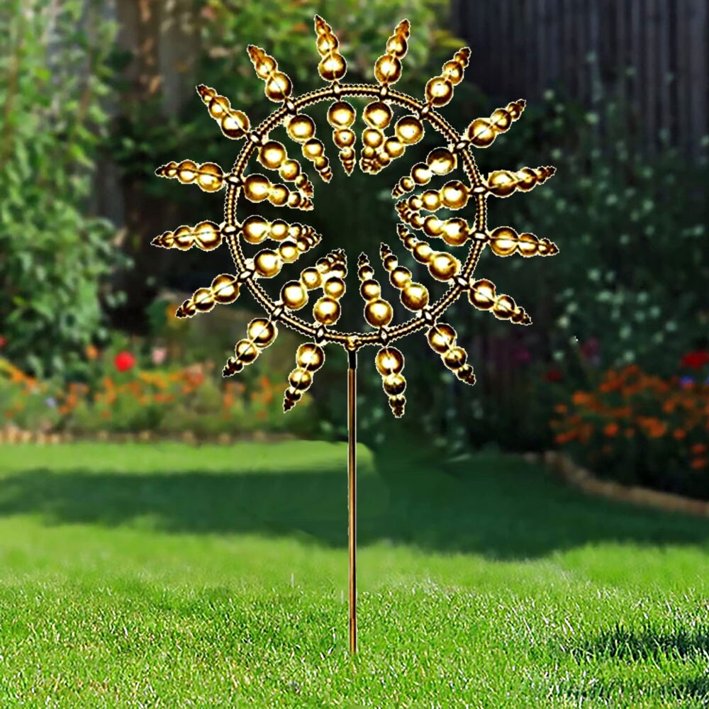 Unique and Magical Metal Windmill 3D Wind Powered ... – Grandado