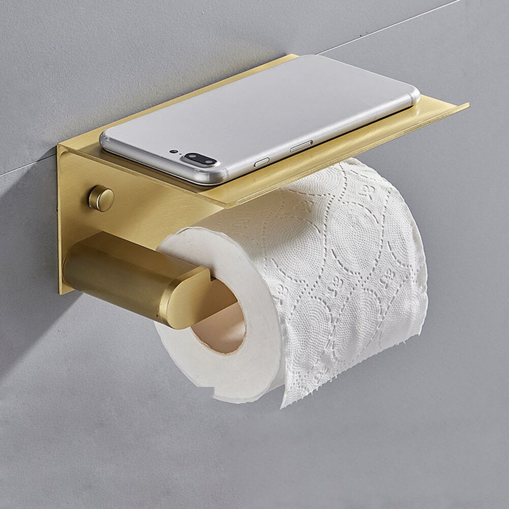 Wall Mounted Toilet Paper Holder Stainless Steel T... – Grandado