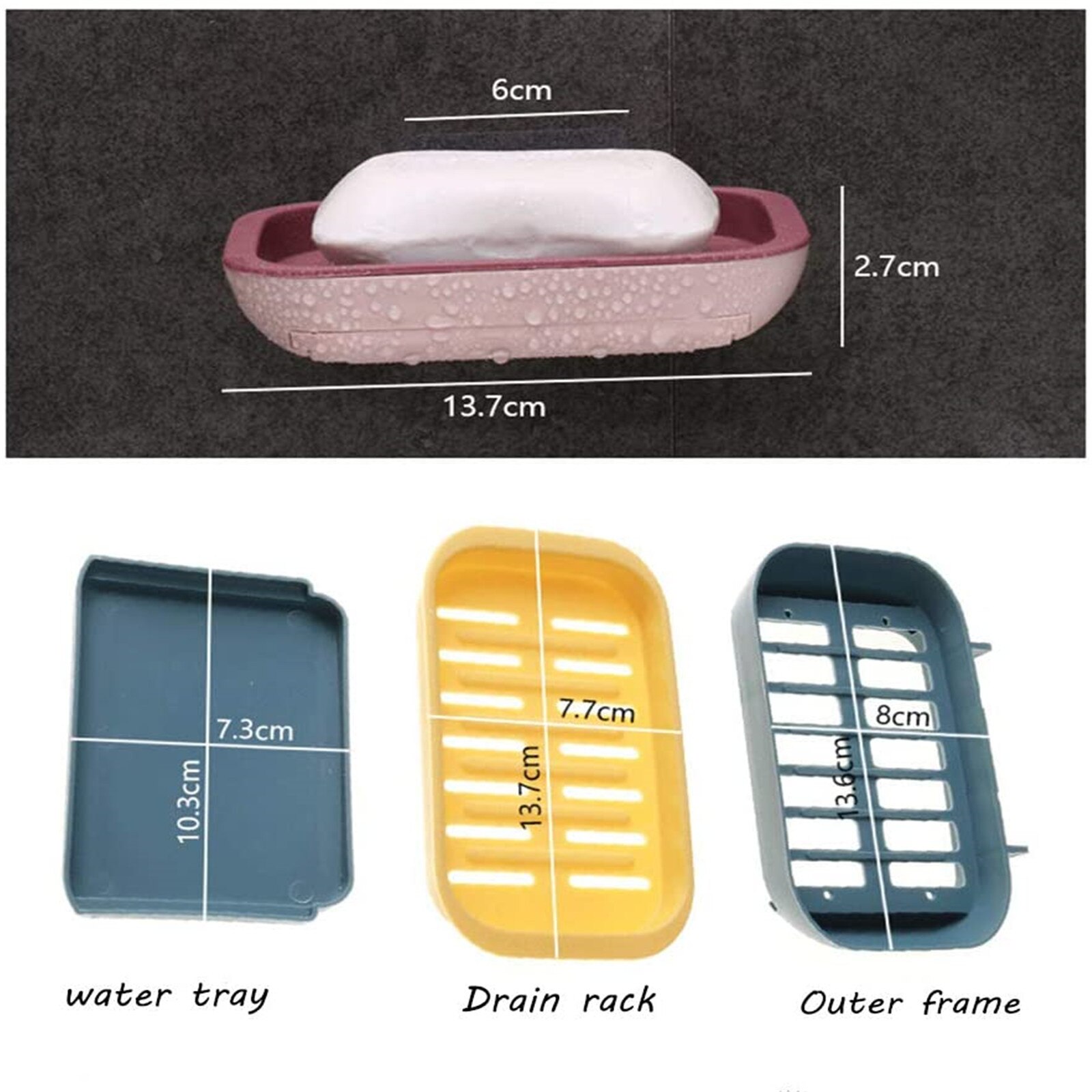 Wall Hanging Soap Box Classic Style Layer-Drawing ... – Grandado
