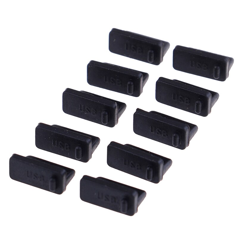 10Pcs Universele Usb Silicone Anti Dust Plug RJ45 ... – Vicedeal