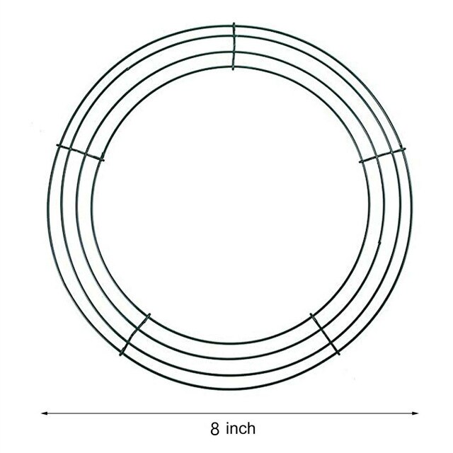 8/10/12/14inch Wire Wreath Frame Wire Wreath Makin... – Grandado