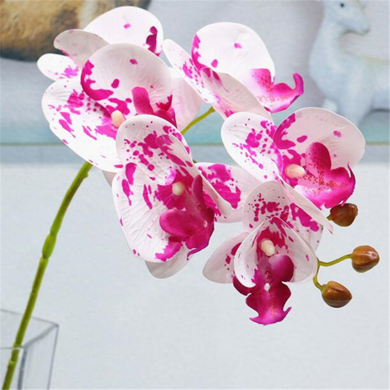 One Real Touch Butterfly Orchid Flower 6 Heads Mot... – Grandado