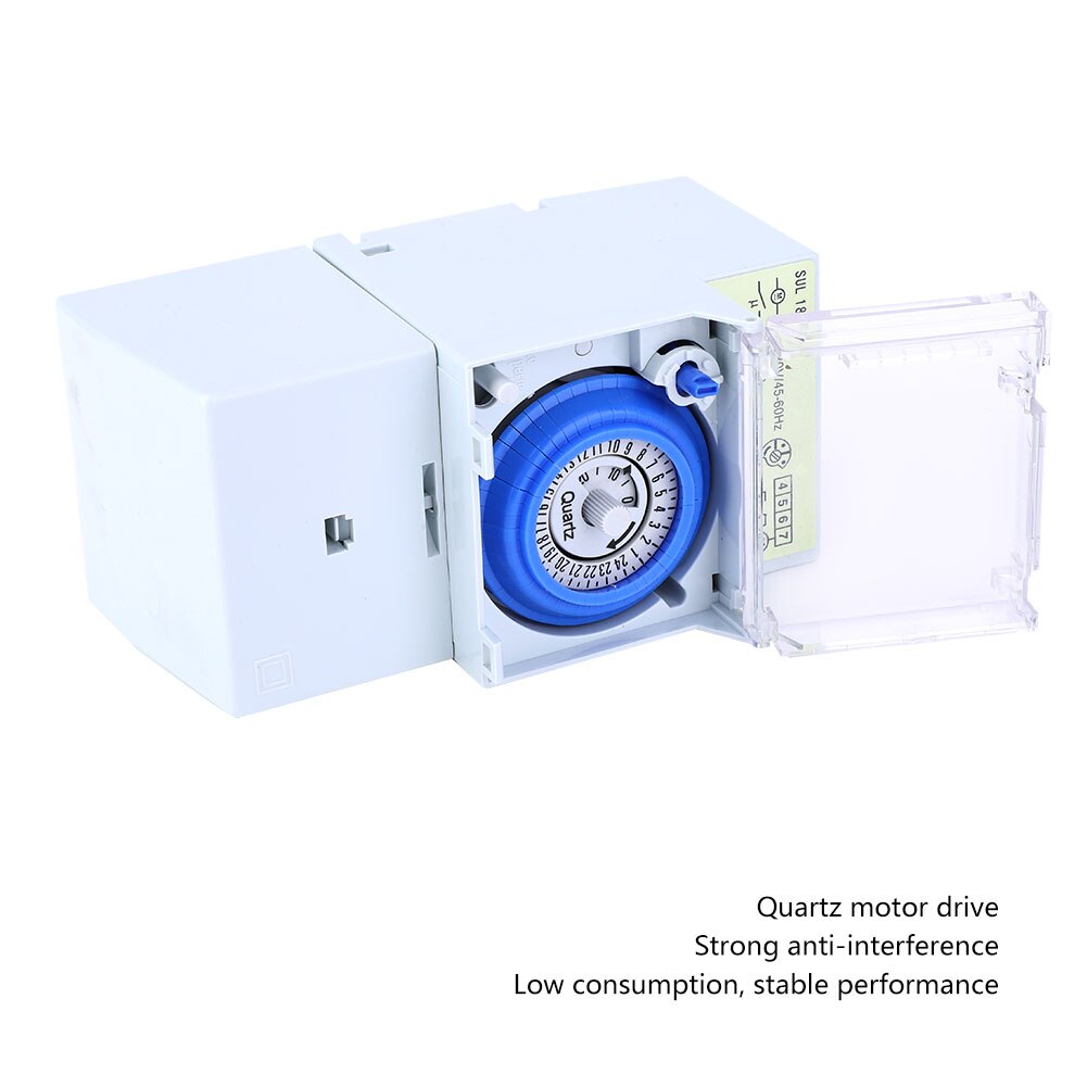 110~230VAC 16A SUL181h Mechanical Timer 24 Hours Q... – Grandado