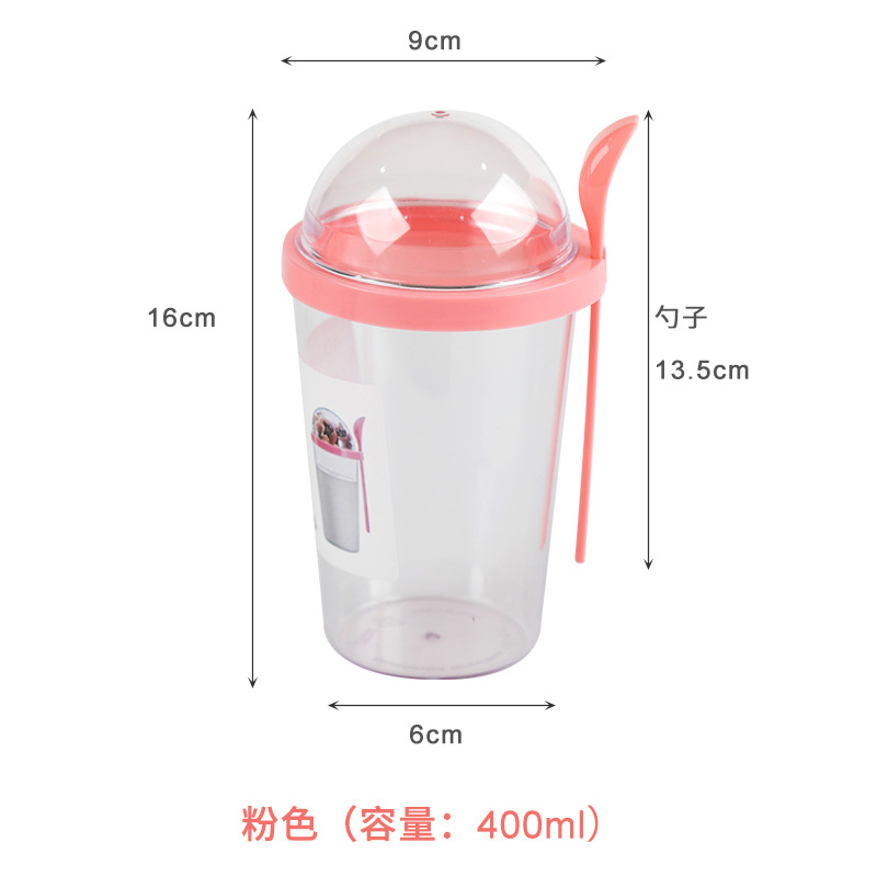 Groente En Fruit Salade Cup Met Cover Draagbare Yo... – Vicedeal