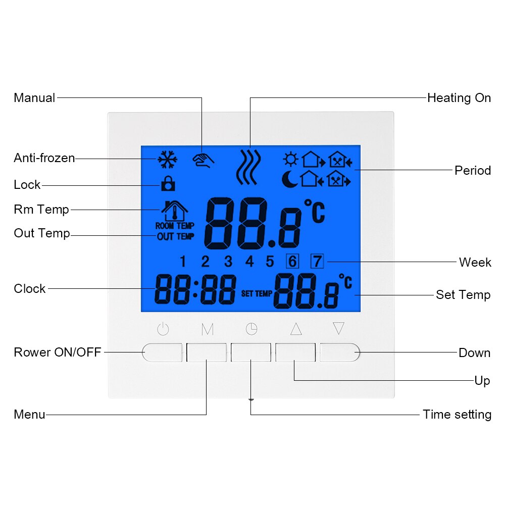 Wifi Programmierbare Thermostat Wifi Wasser Heizun... – Grandado