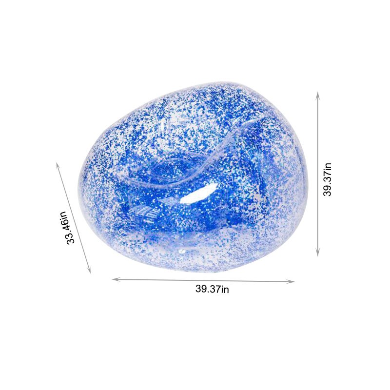 Transparent Shiny Inflatable Sofa Lazy Bean Bag Ai... – Vicedeal