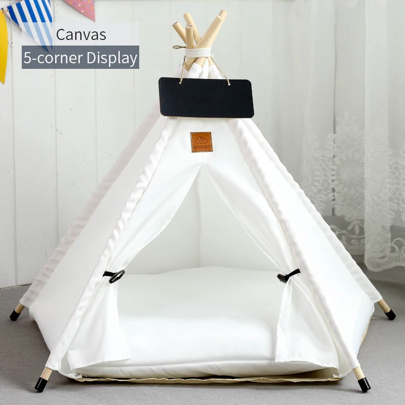 Pet Teepee Tent for Cats and Dogs Portable Removab... – Vicedeal