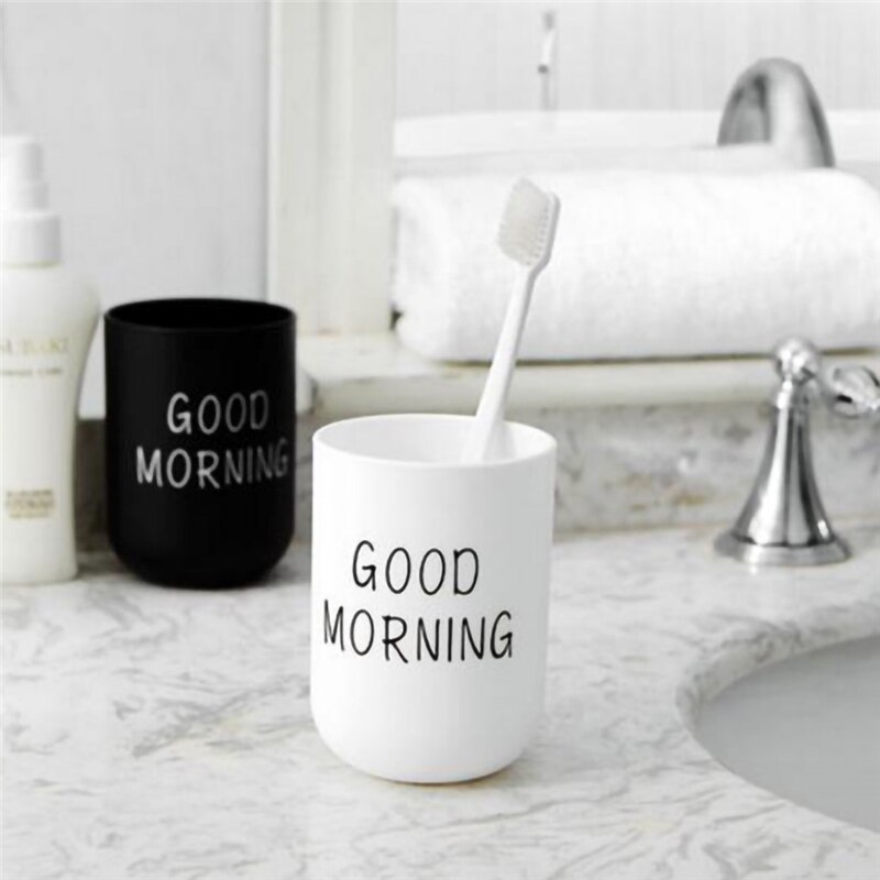 Bathroom Toothbrush Circular Cup Simple Plain Cup ... – Grandado