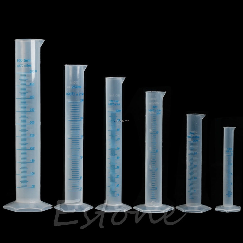 Plastic Measuring Cylinder Trial Liquid Tube Labor... – Vicedeal