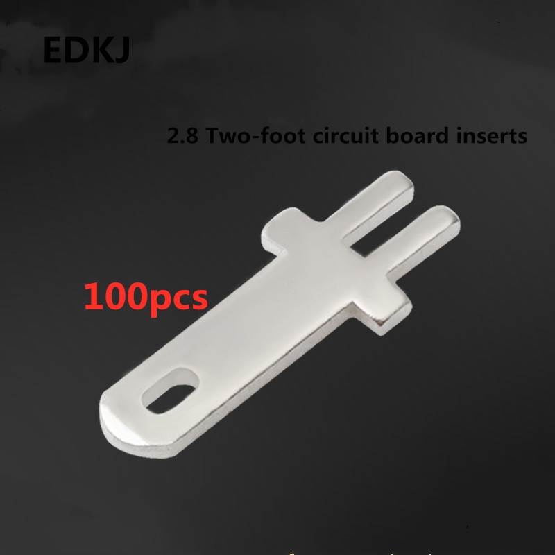 100pcs 2.8 Two-foot circuit board inserts Inserts ... – Grandado