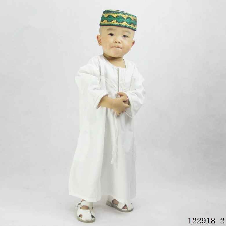 Muslim Boys Abaya Kids Kaftan Islamic Clothing for... – Vicedeal