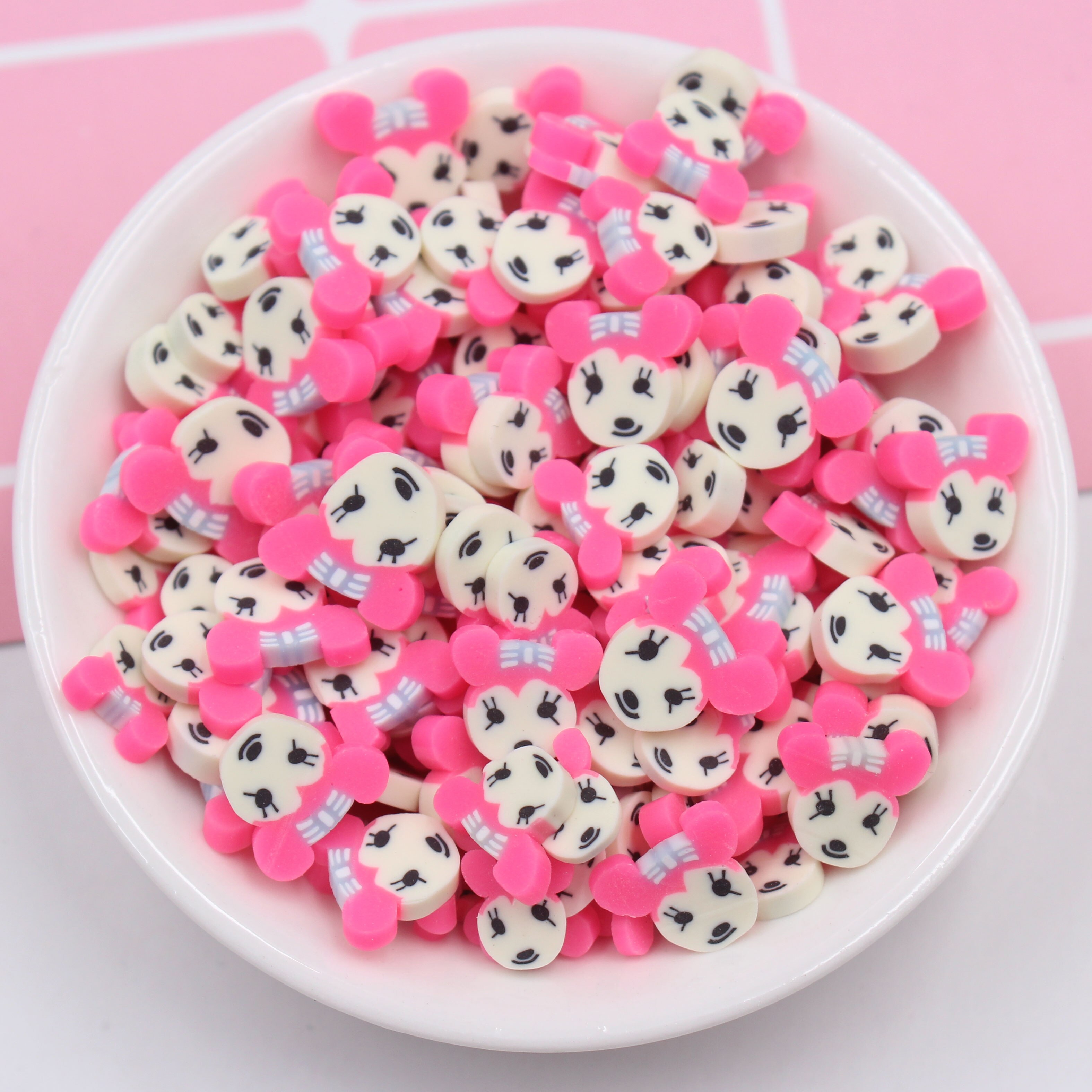 100g/lot Polymer Clay Cute Animal Series Slices Fr... – Grandado