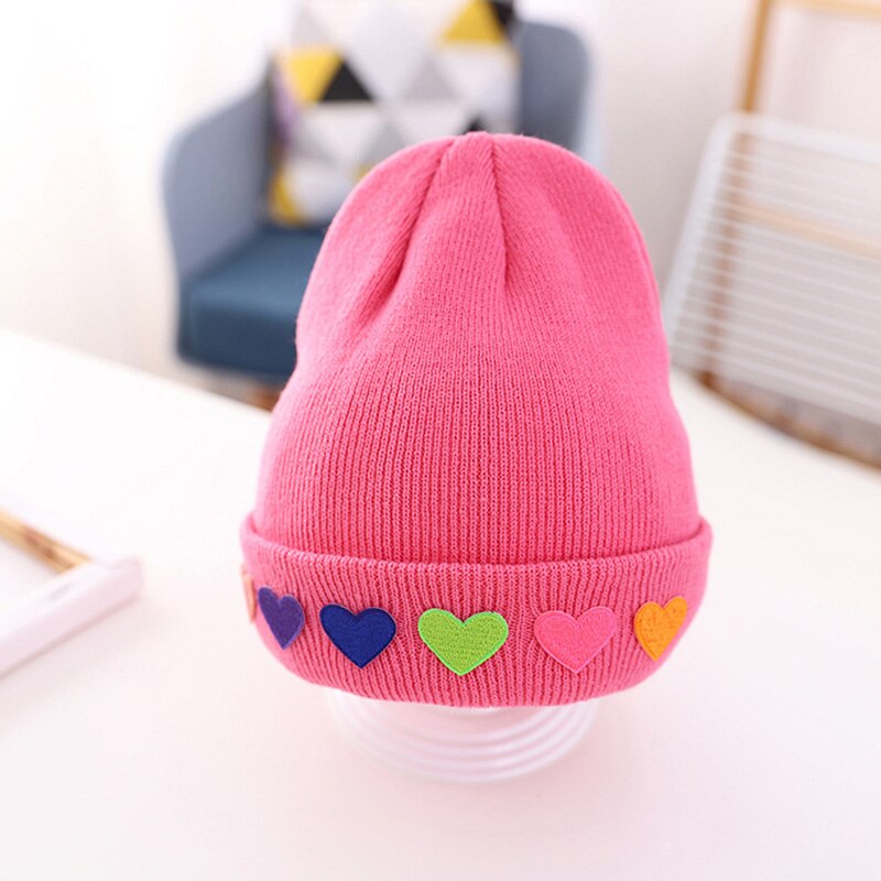 Sødt hjerte baby hat efterår vinter baby pige dren... – Grandado