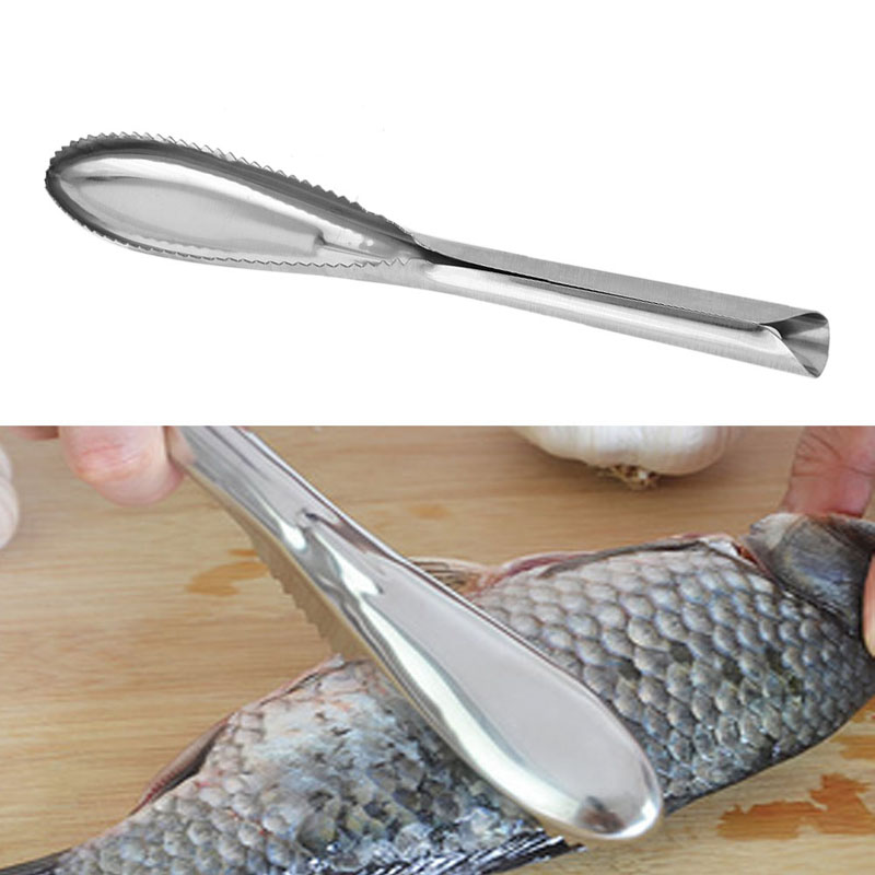 Nettoyeur de écailles de poisson en acier inoxydab... – Grandado