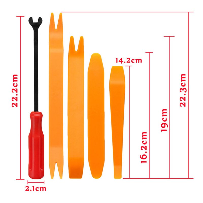 6 Steel+Plastic Screwdriver For Car Body Trim Reta... – Vicedeal