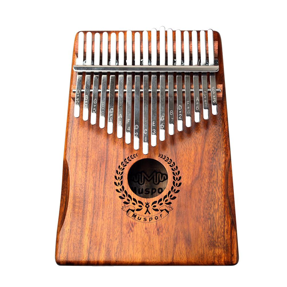 17 Keys EQ Kalimba Mbira Mahogany Thumb Piano Wood... – Grandado