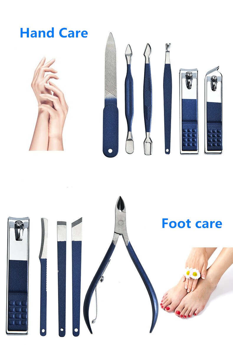 18 in 1 Manicure Set Nail foot Clippers Scissors K... – Grandado