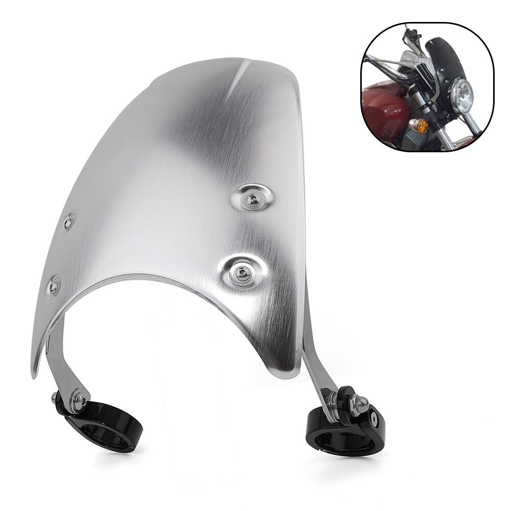 Aluminium Windscreen 39-41mm Fork Mount Windshield... – Grandado