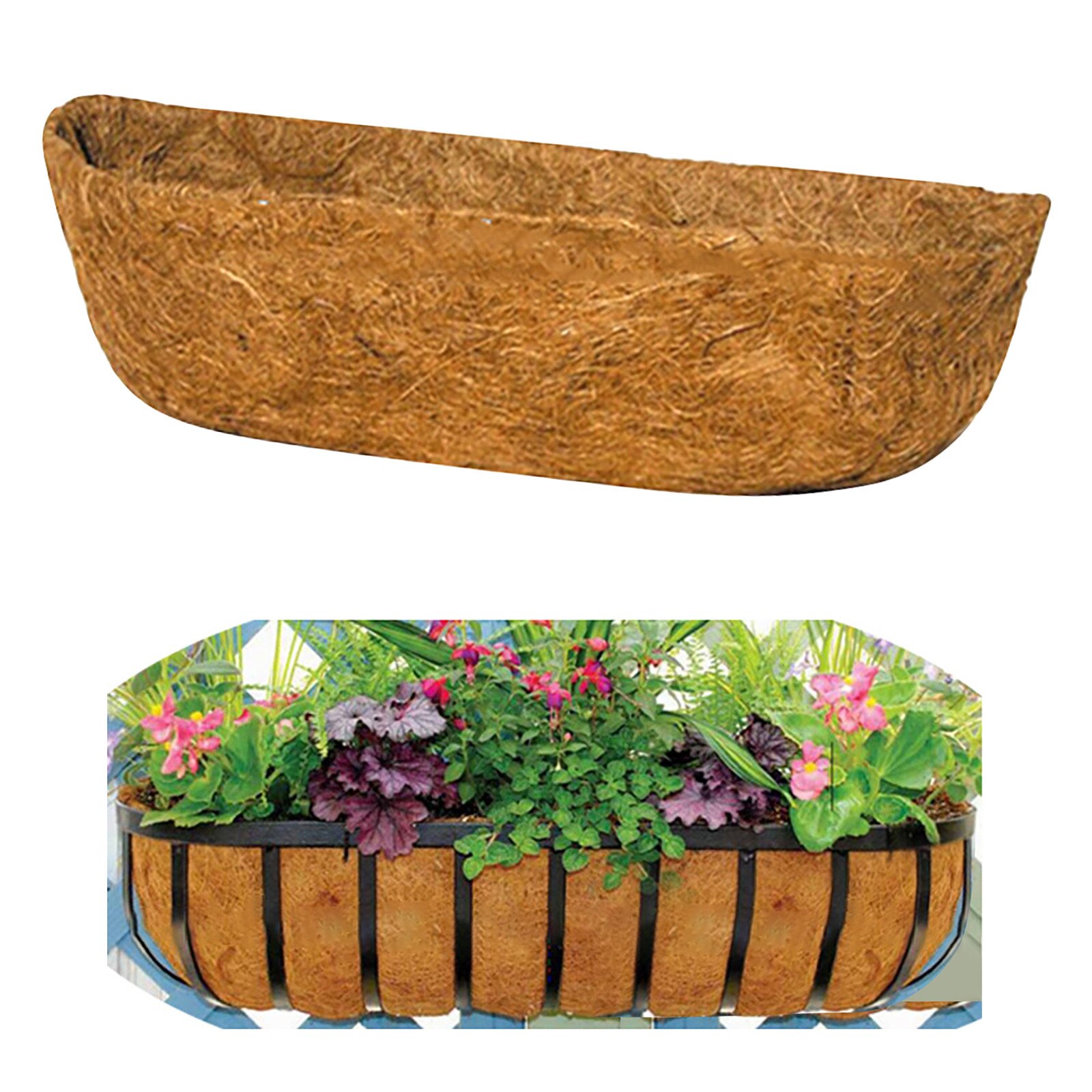 Flower Pot Hanging Basket Coconut Fiber Planter In... – Grandado
