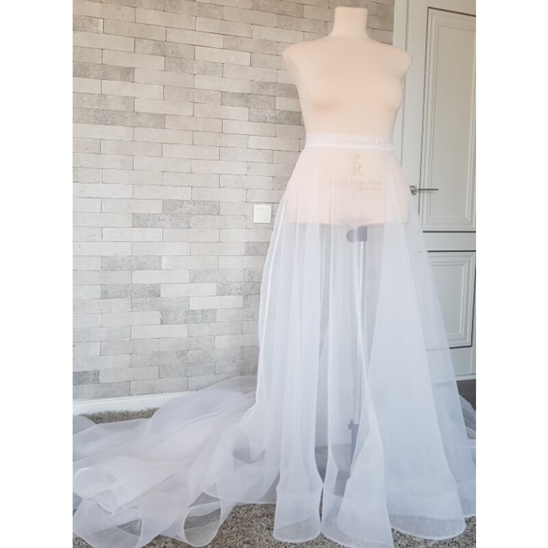 Organza Wedding Overskirt Bridal Separates Skirt R... – Grandado
