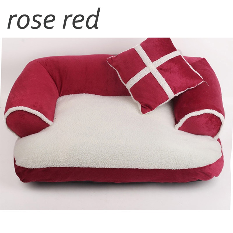Washable Pet Dog cat Bed Soft winter Velvet Kennel... – Vicedeal