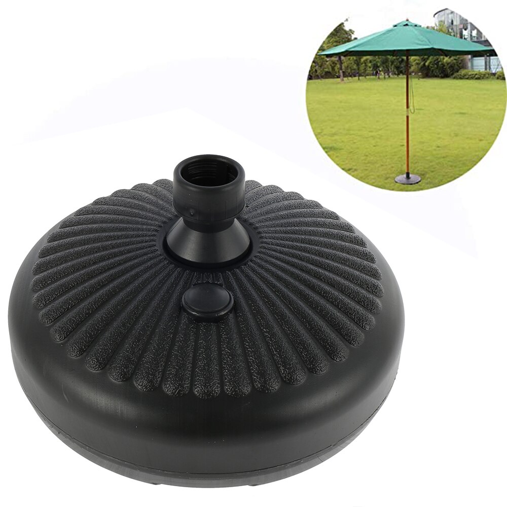 Garden Umbrella Base Round Shape Plastic Parasol B... – Vicedeal