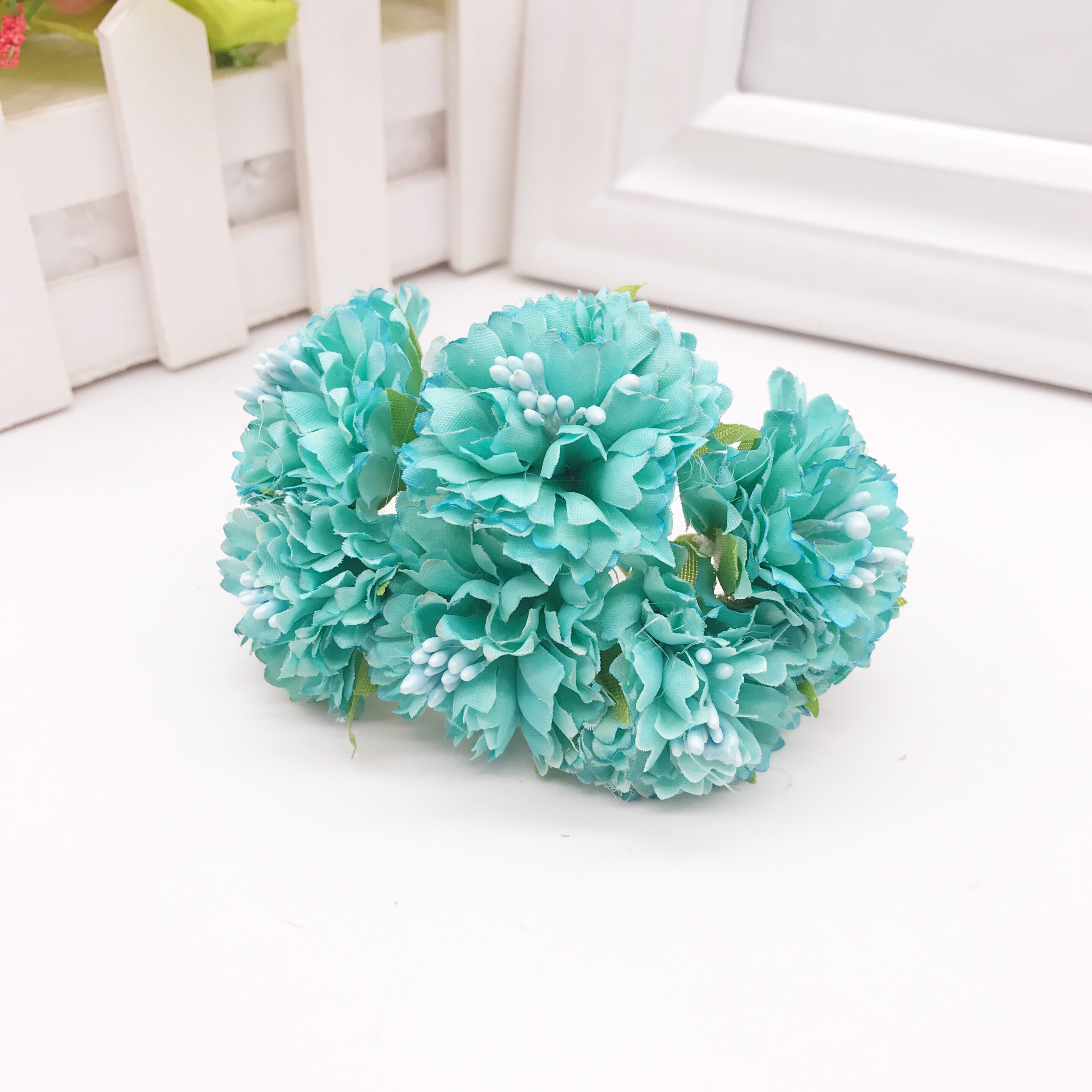 Marigold 6pcs/bunch 3.5cm mini daisy flower bouque... – Grandado