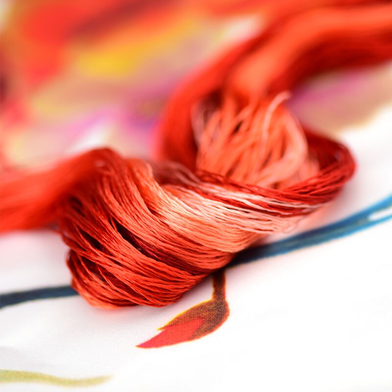 Hilo de seda para bordar, 1 Uds./400m, hilo de sed... – Grandado