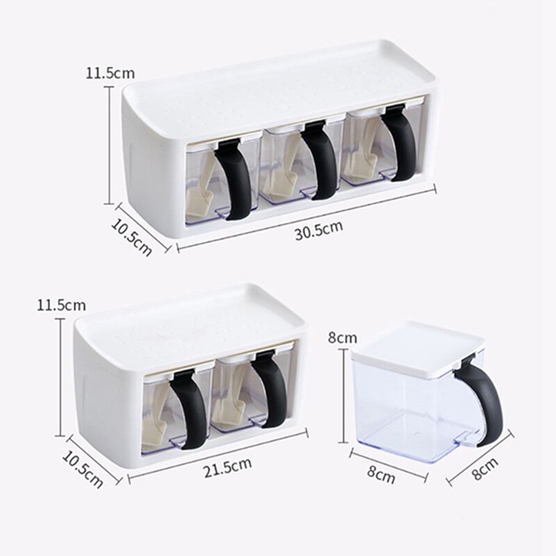 Plastic Spice Rack Stacked Storage Seasoning Boxes... – Vicedeal
