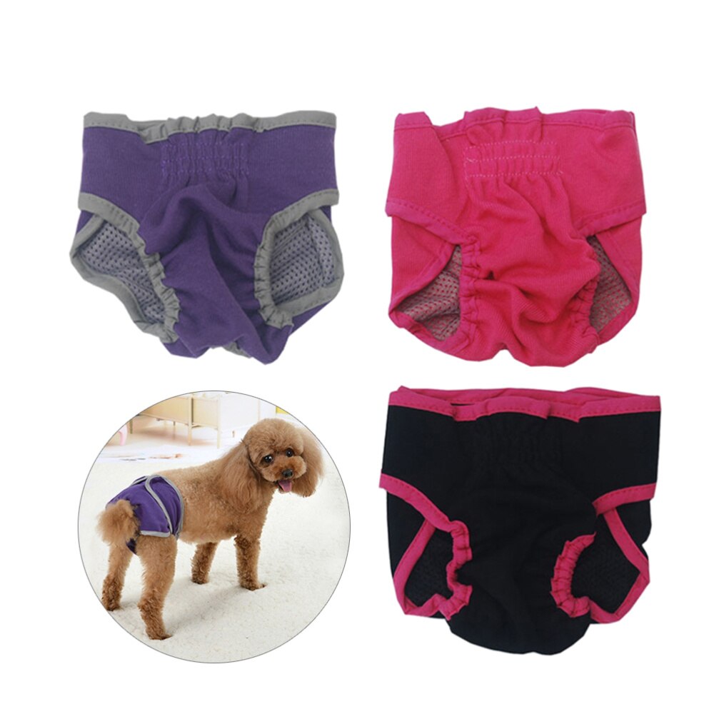 3-Piece Cotton Durable Soft Washable Pet Dog Wraps... – Grandado