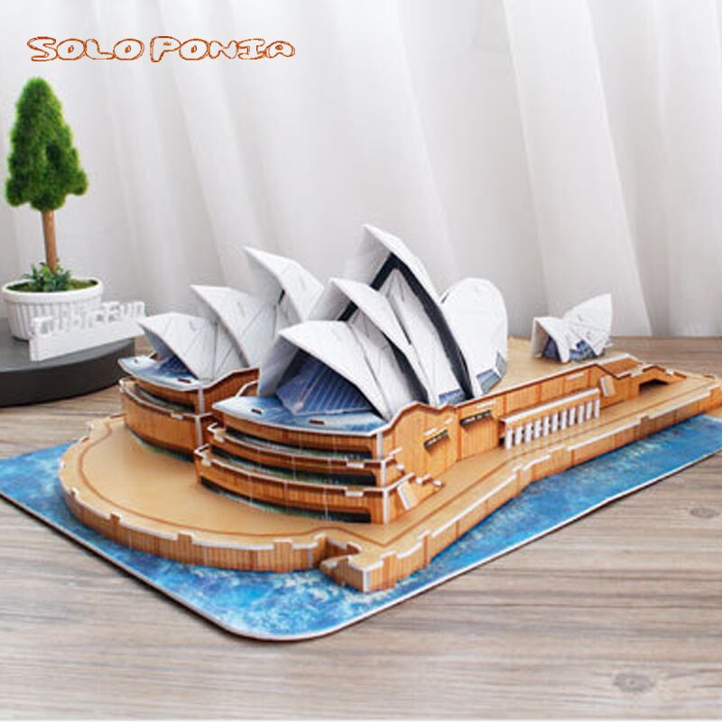 42 cm Micro Landscape DIY House and Structure card... – Grandado