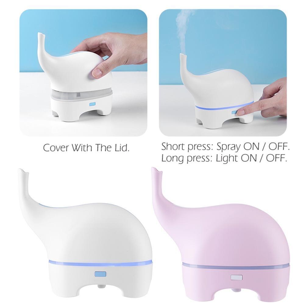 USB Aroma Diffuser Funny Elephant DC 5V Ultrasonic... – Grandado
